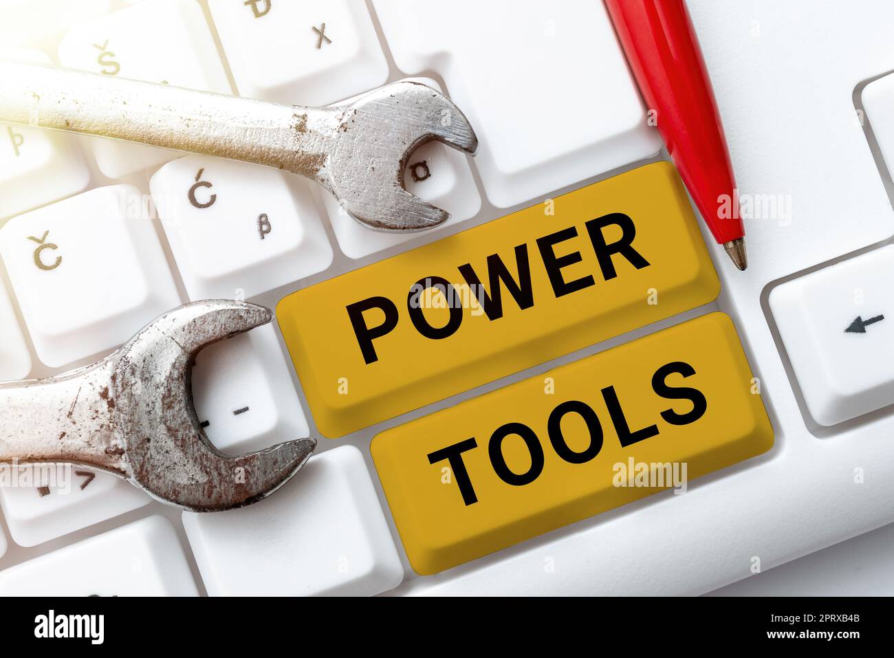 Inspiration showing sign Power Tools, Business idea tools powered by an ...