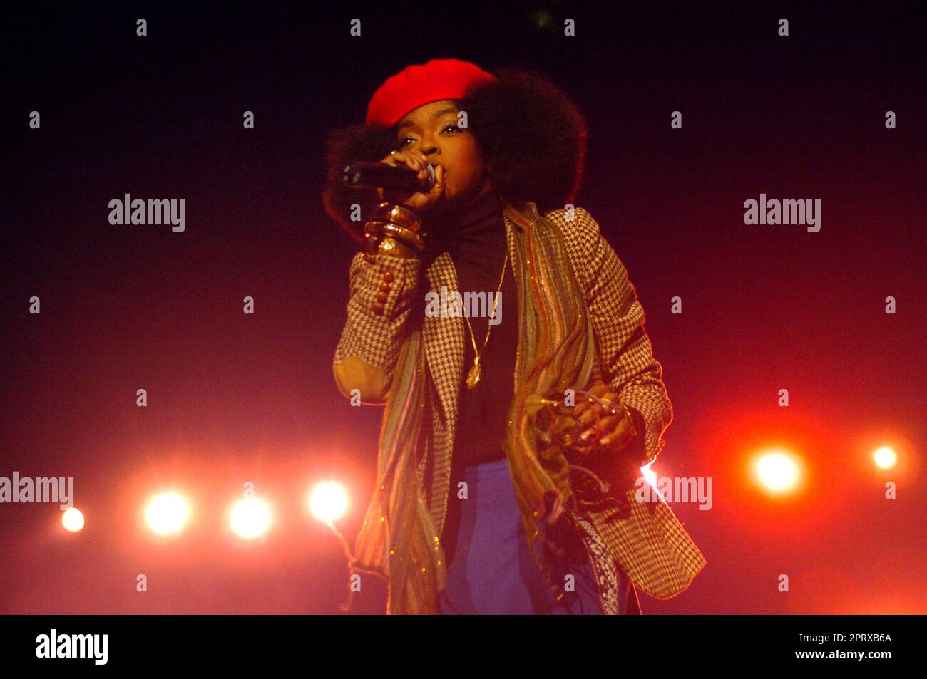 Milan Italy 2005-12-05 : Lauryn Hill singer of the Fugees during the ...