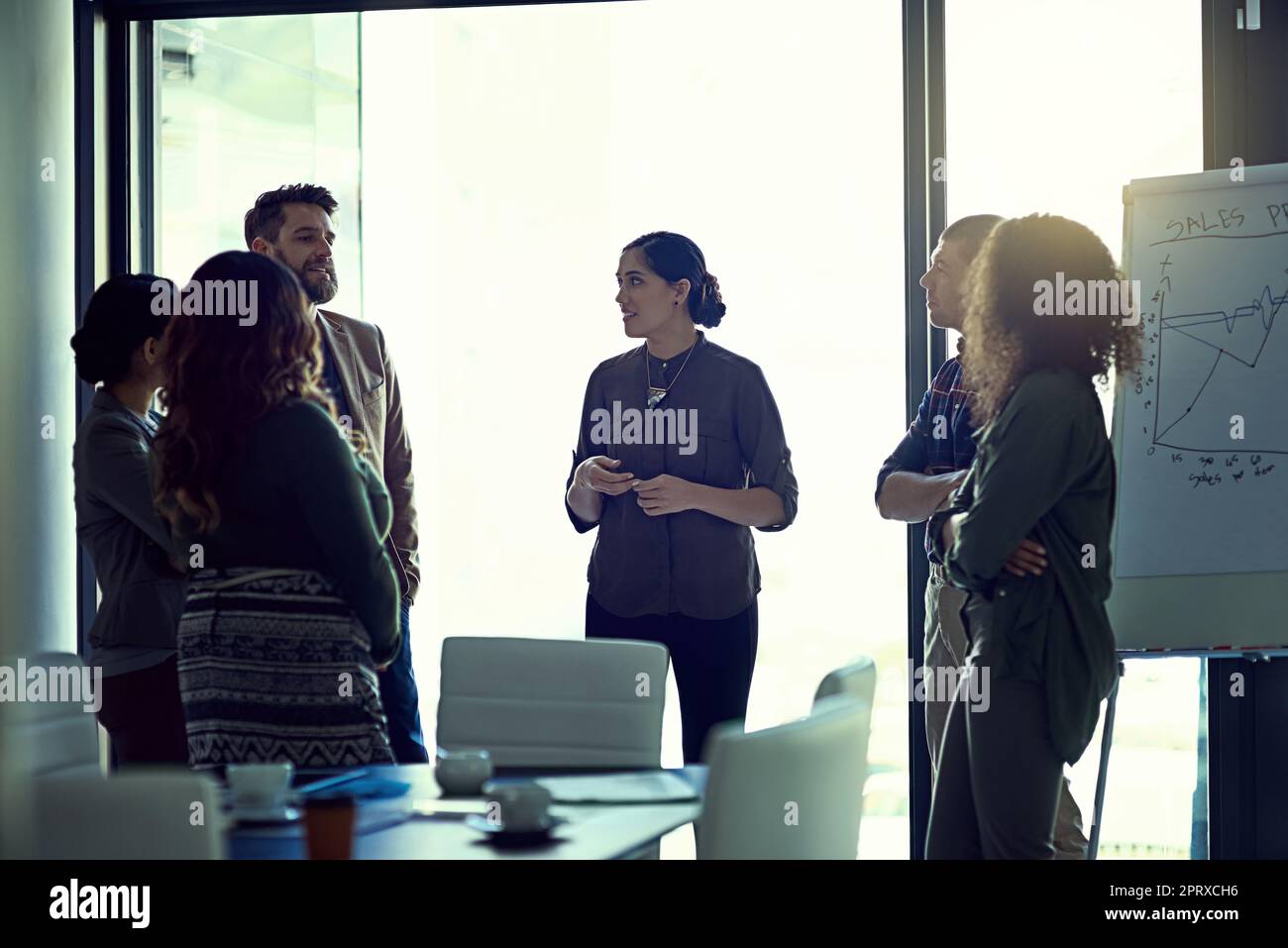 Success is best achieved through teamwork. a group of businesspeople meeting in the boardroom ...