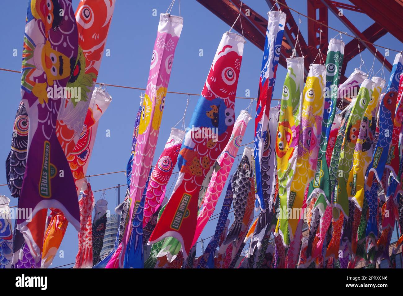 Koinobori Carp Streamers for Children's Day, Tokyo, Japan Stock Photo ...
