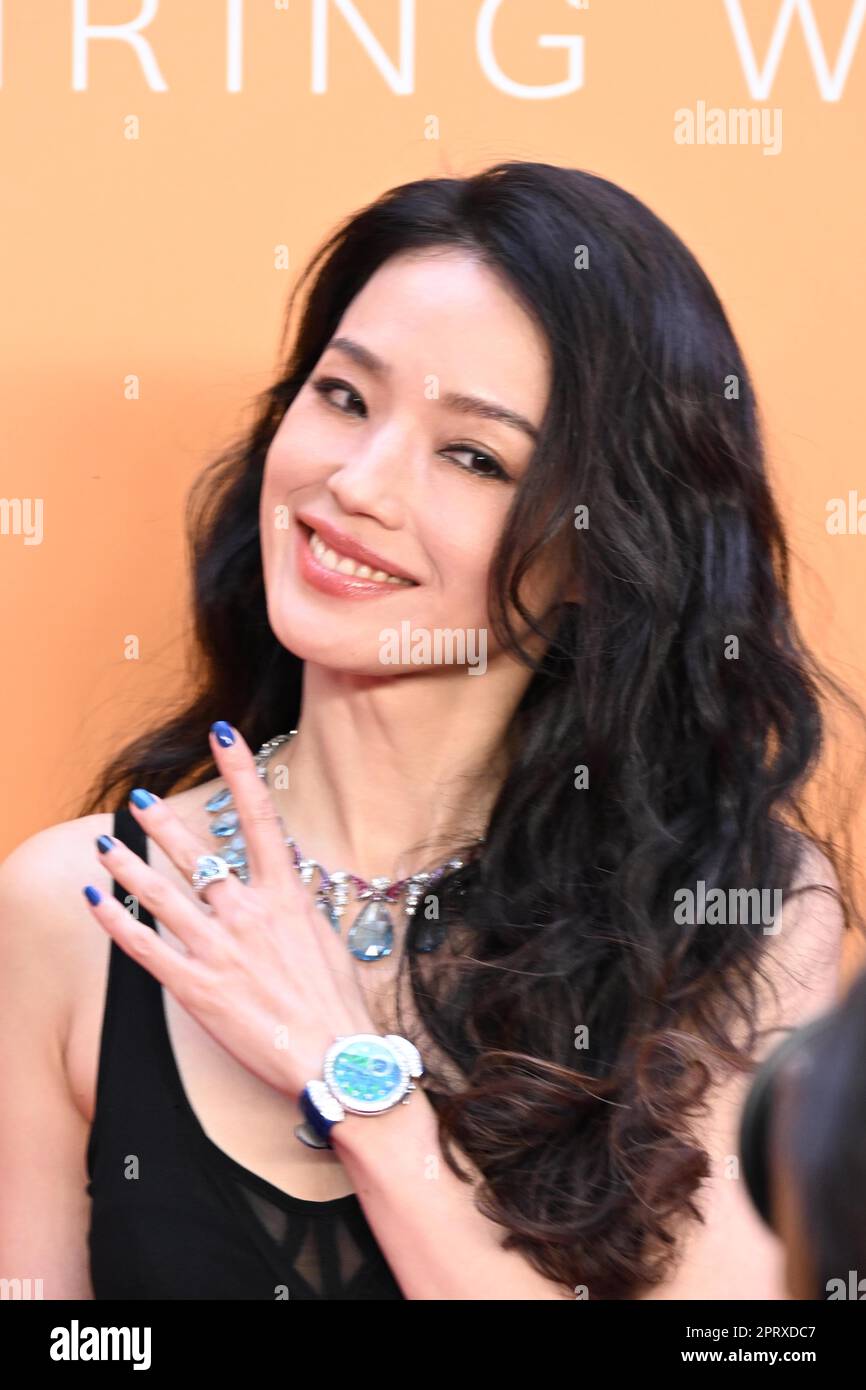 Hong Kong-Taiwanese actress and model Shu Qi attended Bvlgari Avrora ...
