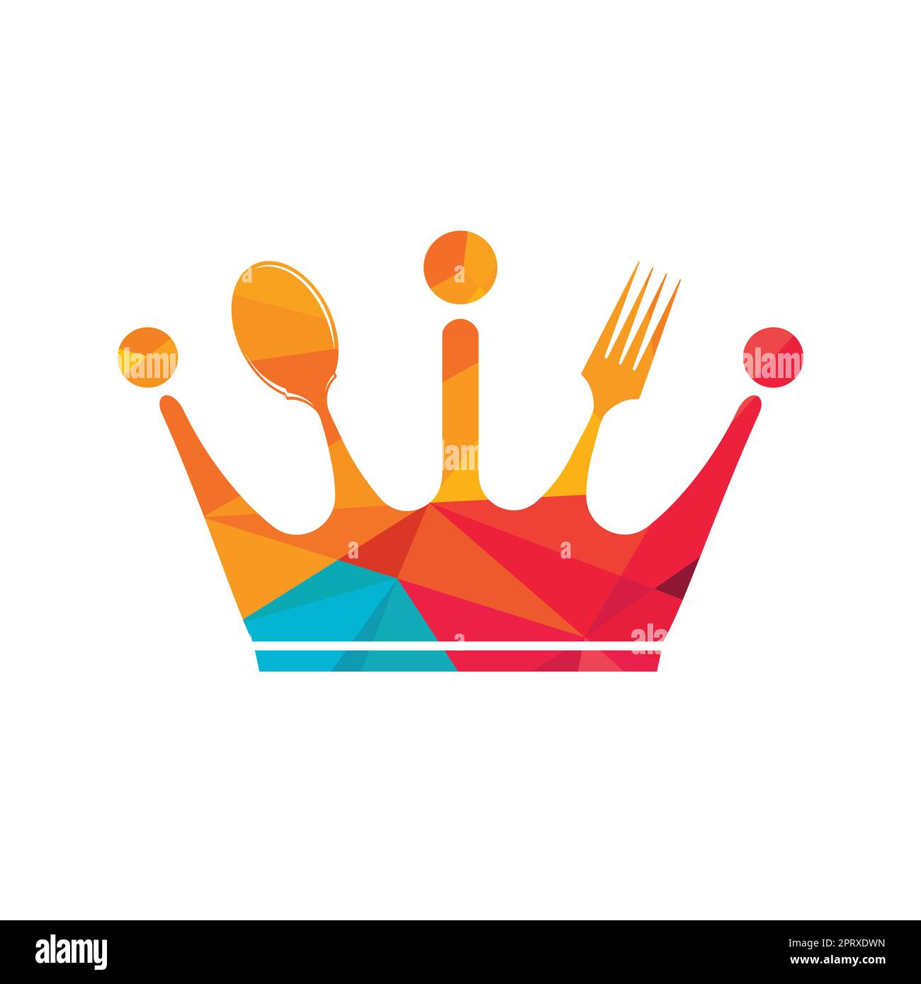 Food kingdom vector logo design. Royal food logo concept Stock Vector ...