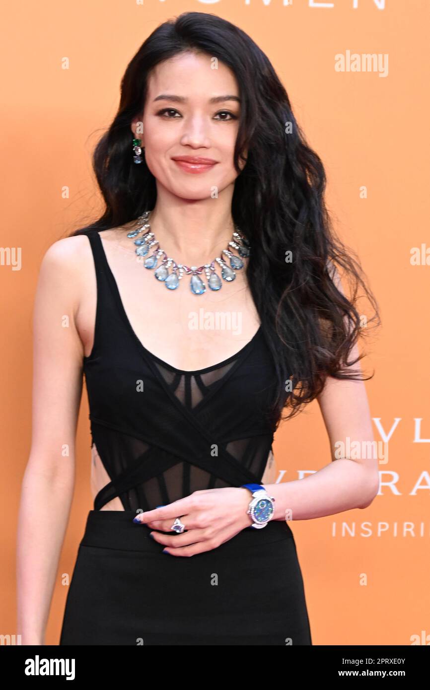 Hong Kong-Taiwanese actress and model Shu Qi attended Bvlgari Avrora ...