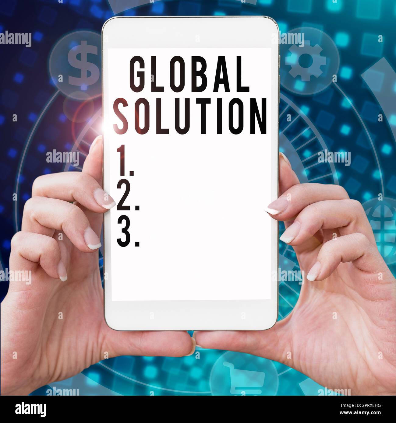 Hand writing sign Global Solution, Internet Concept prototypes that may ...