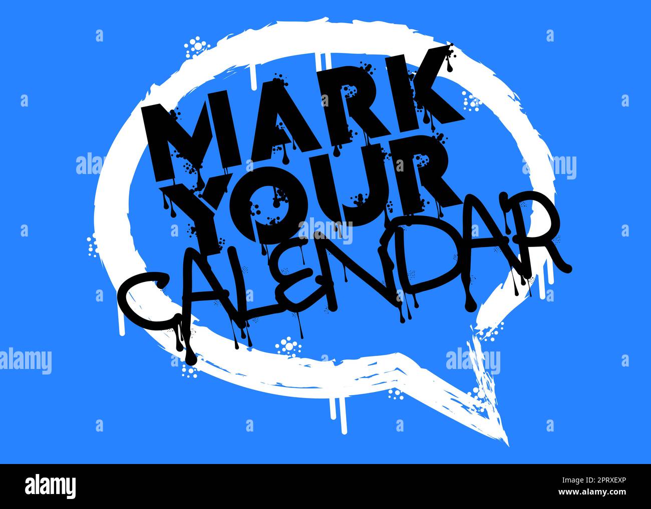 Graffiti date Stock Vector Images - Alamy