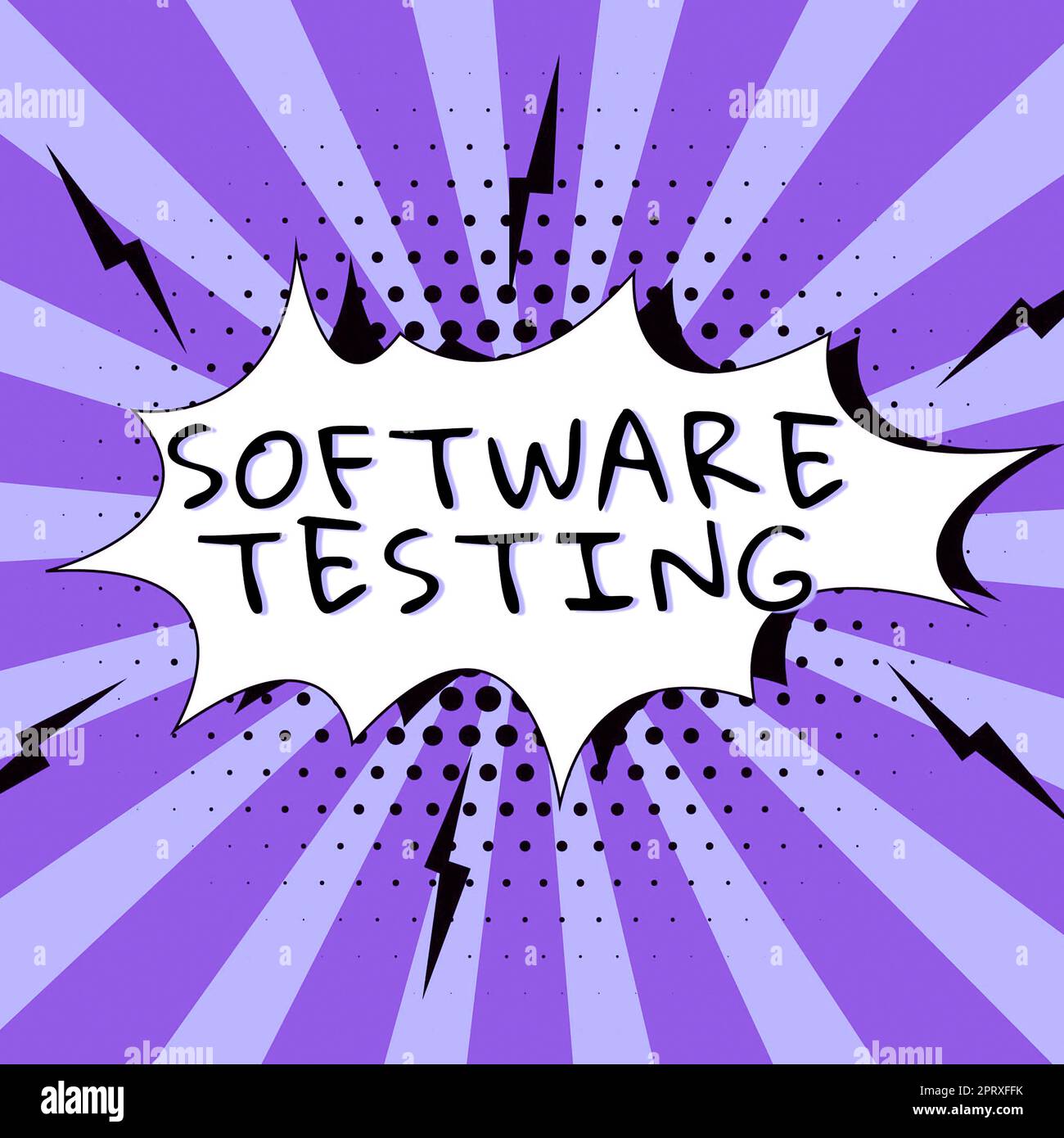 Writing Displaying Text Software Testing Word Written On Activity To Check Whether The Results