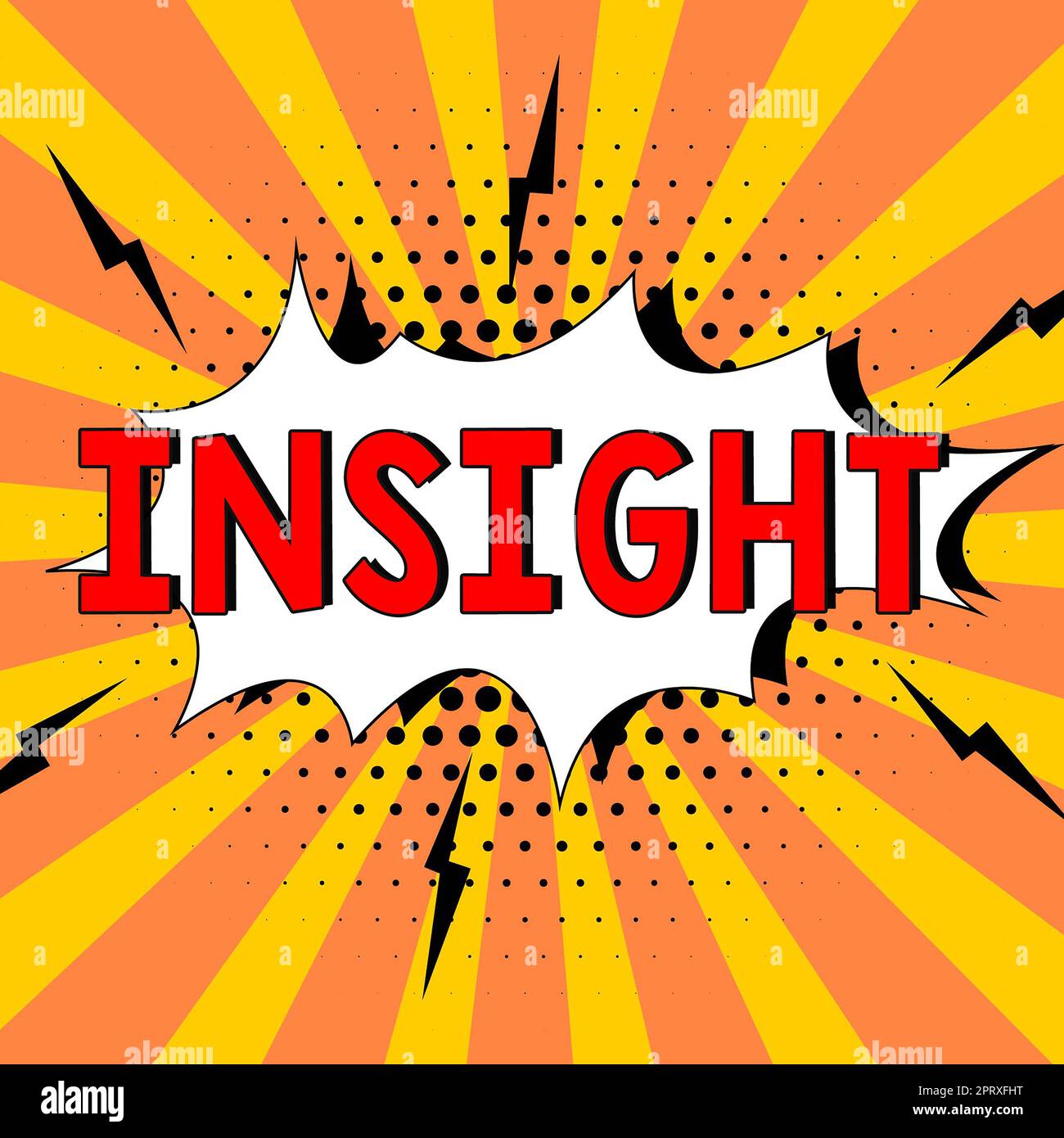 Text sign showing Insight, Word for capacity to gain an accurate deep ...