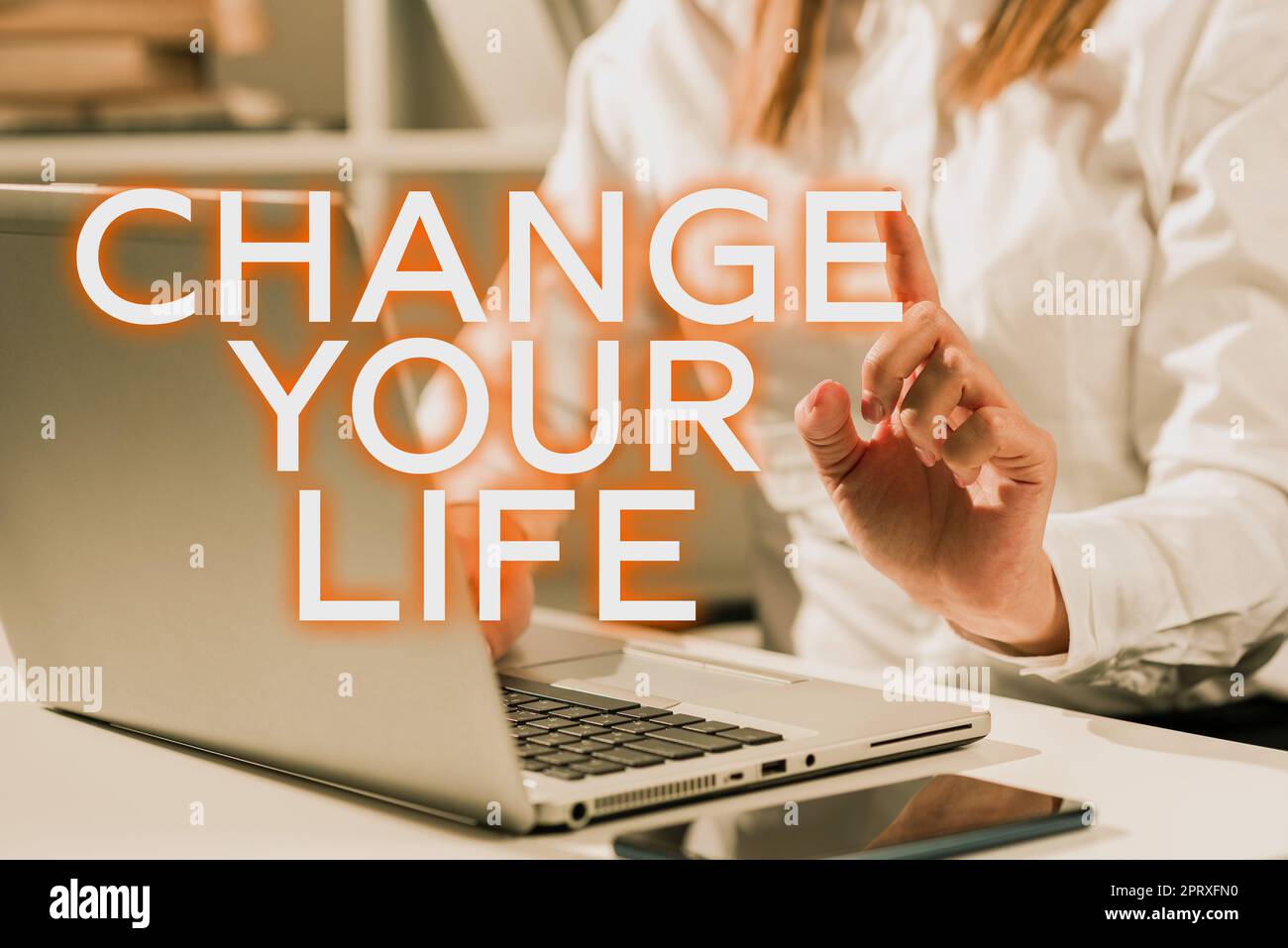 Text sign showing Change Your Life, Conceptual photo inspirational ...
