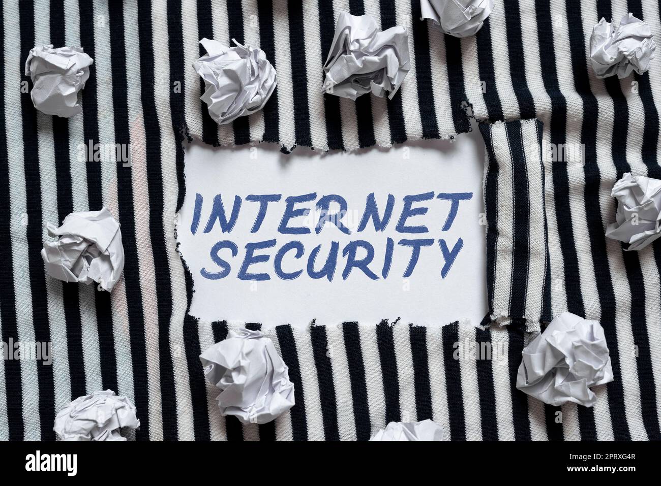 Sign displaying Internet Security, Business showcase process to protect against attacks over the ...