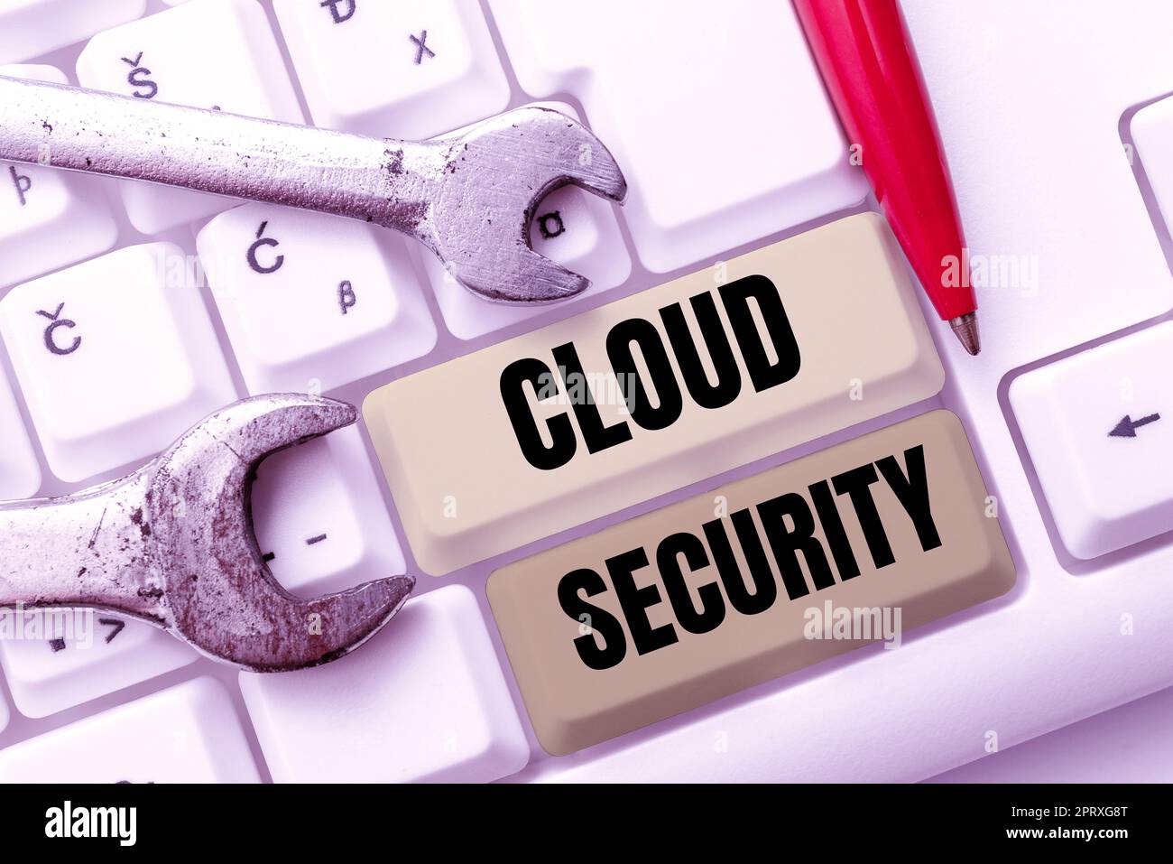 Text Showing Inspiration Cloud Security Word Written On Imposing A