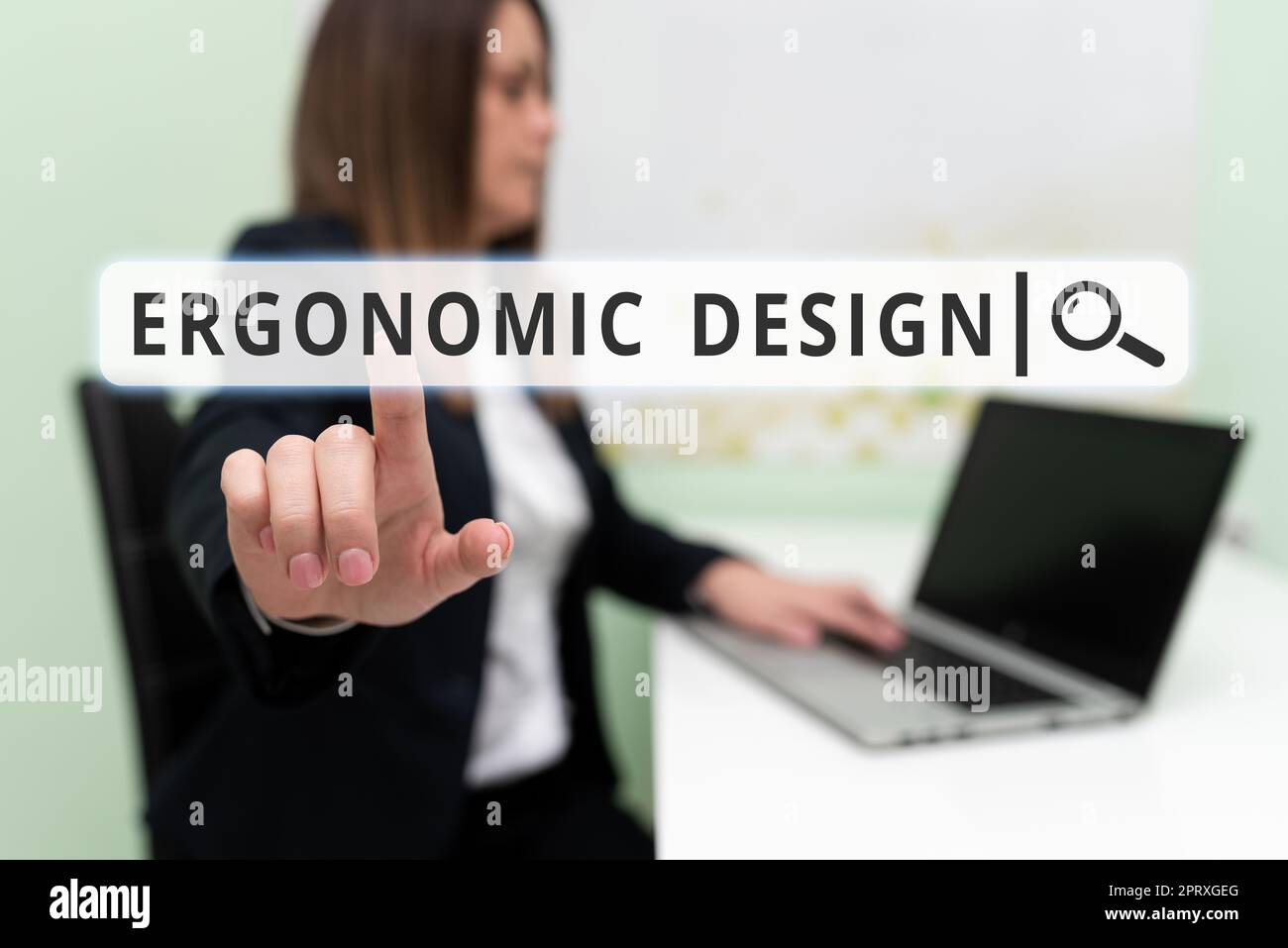 Conceptual display Ergonomic Design, Business approach fitting or ...