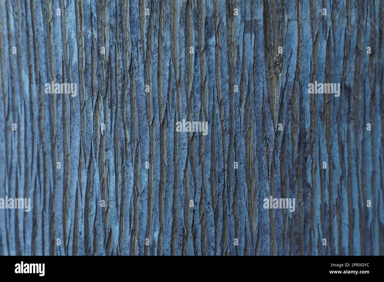 Textured natural indigo coating, with vertical pattern of uneven ...