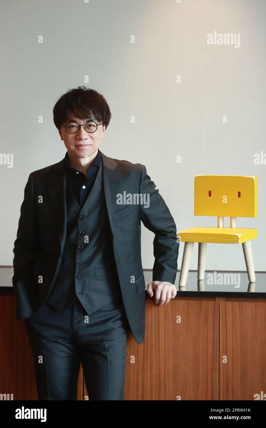 27th Apr, 2023. Japanese anime director Makoto Shinkai Japanese film ...