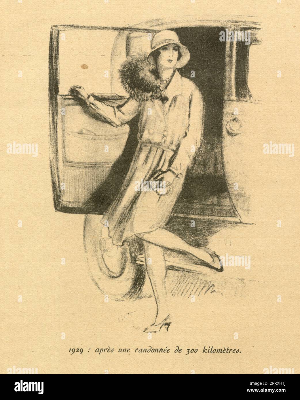 L'automobile et la mode 1906 - 1929, dessin de L.Sabattier et William ...