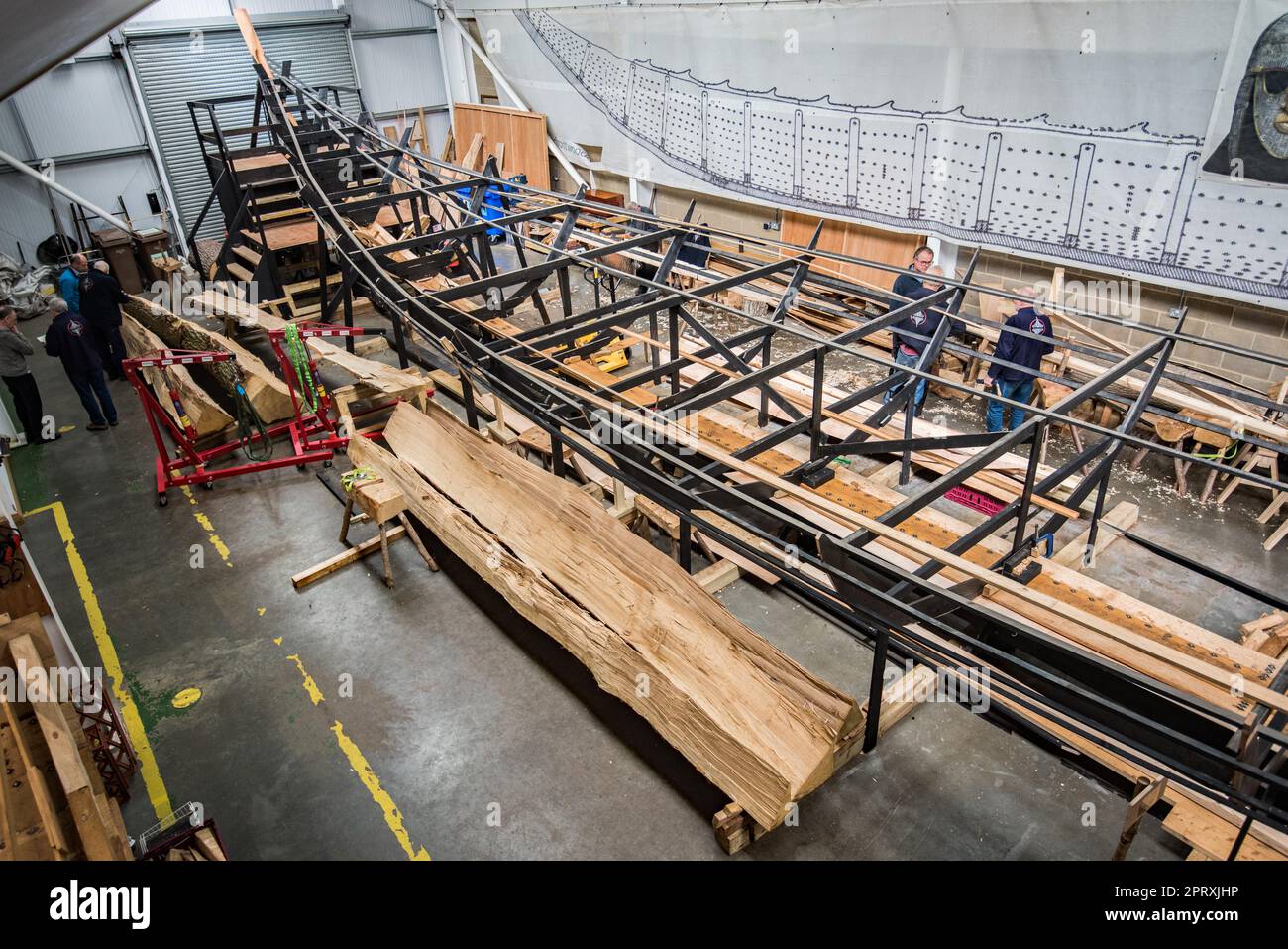 Sutton hoo anglo saxon burial ship replica hi-res stock photography and ...