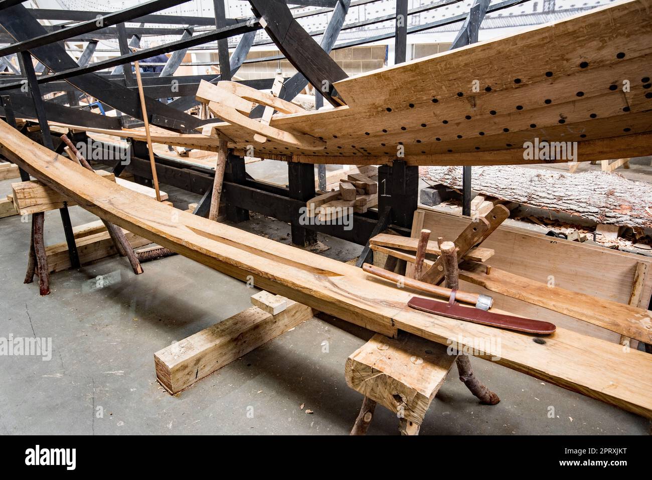 Anglo saxon ship construction hi-res stock photography and images - Alamy