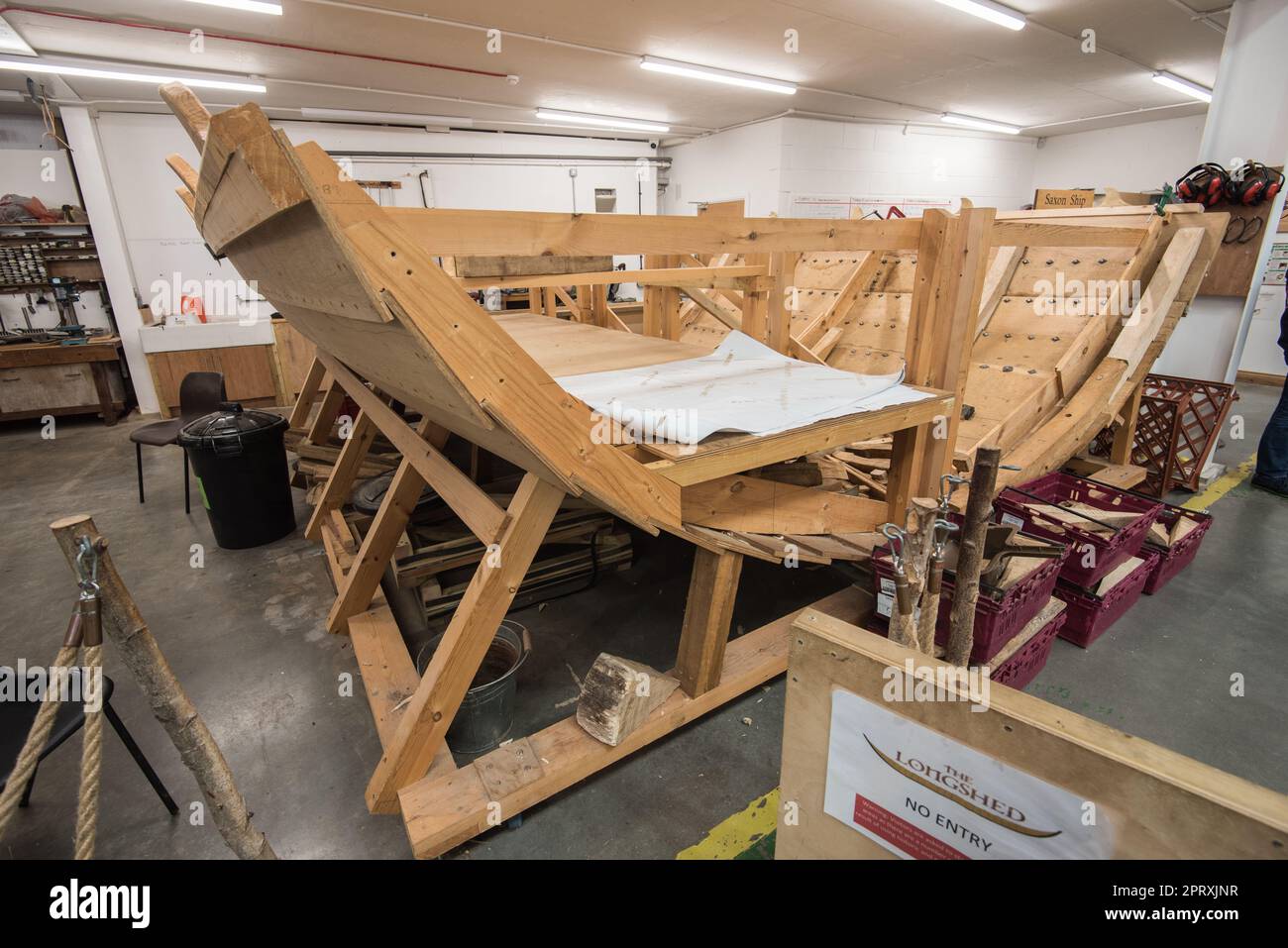 Anglo saxon ship construction hi-res stock photography and images - Alamy