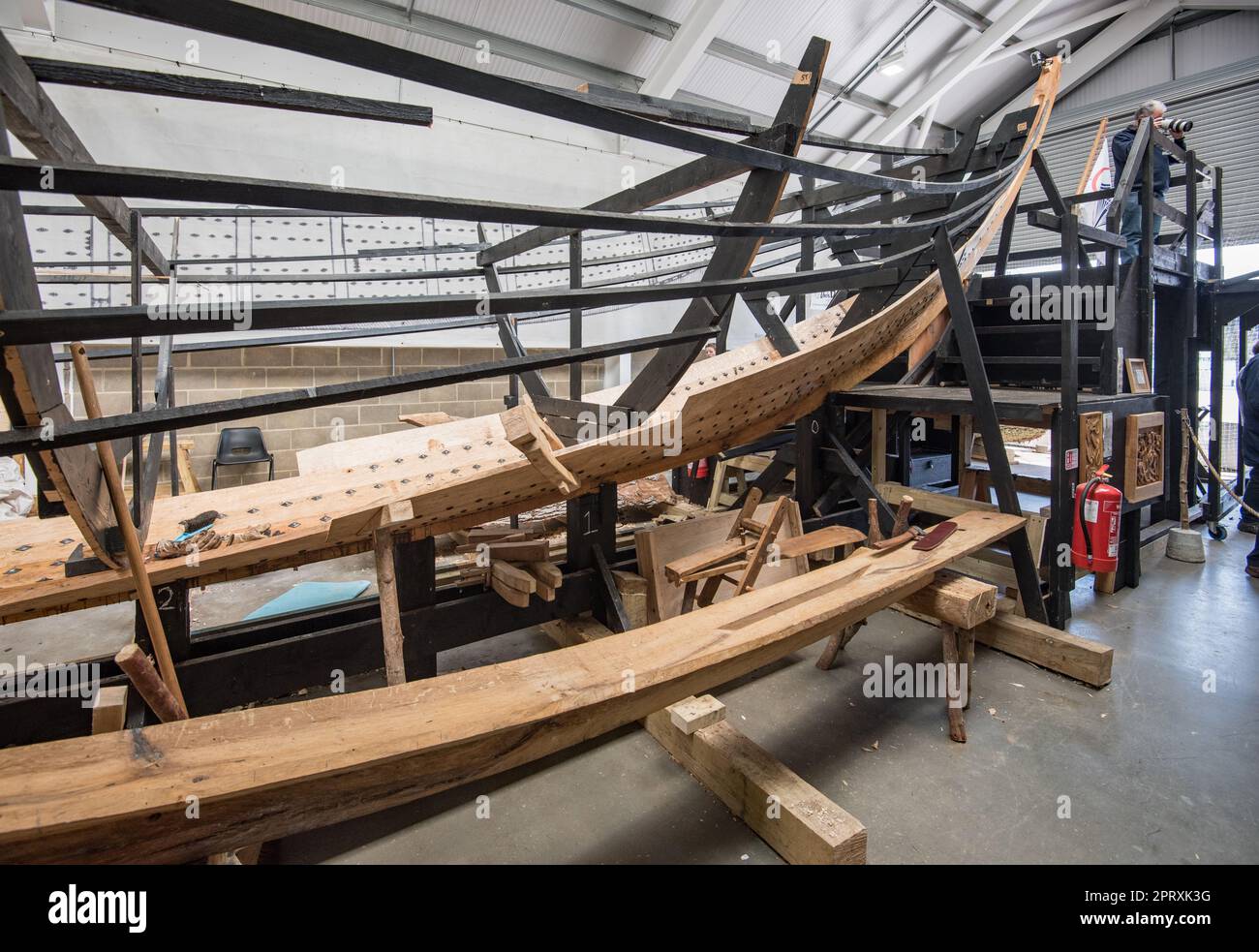 Anglo saxon ship construction hi-res stock photography and images - Alamy
