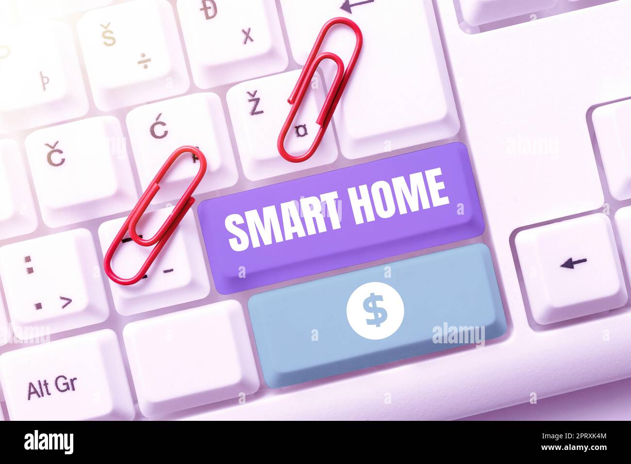 Conceptual caption Smart Home, Business idea automation system control ...