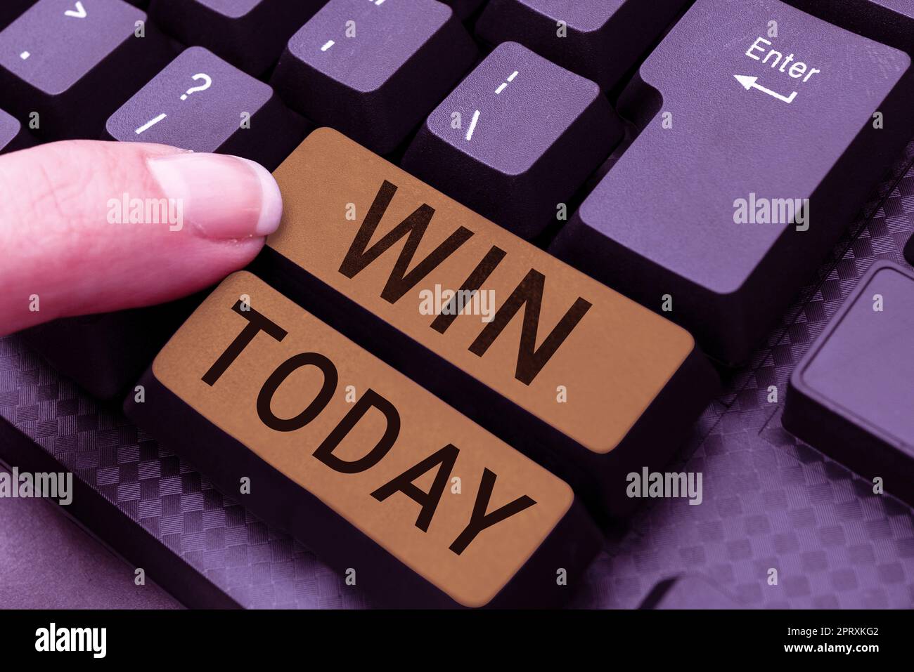 Conceptual display Win, Word for achieving victory in a fight contest ...