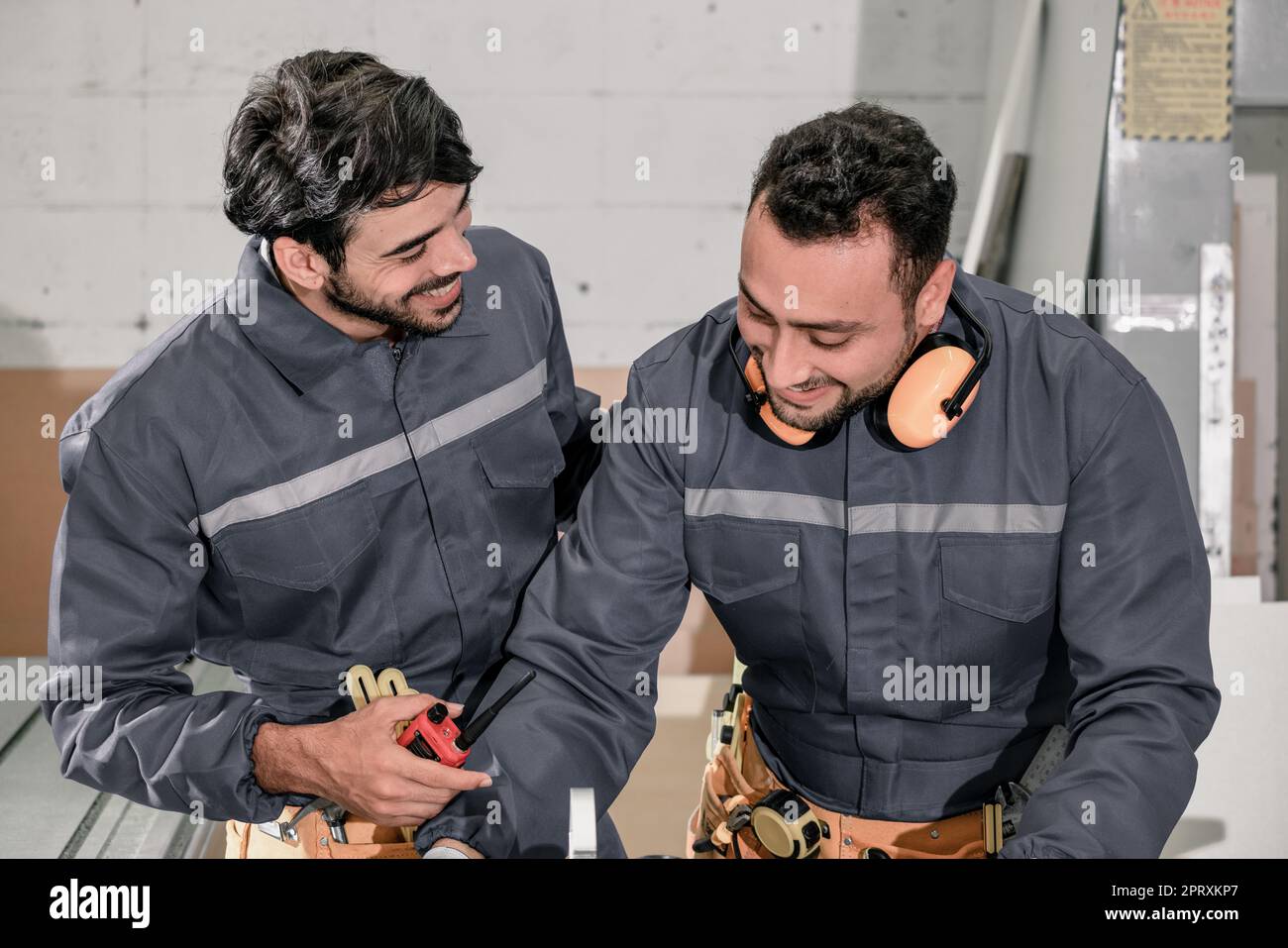 Wood turners measure and calculate the right size of workpiece ...