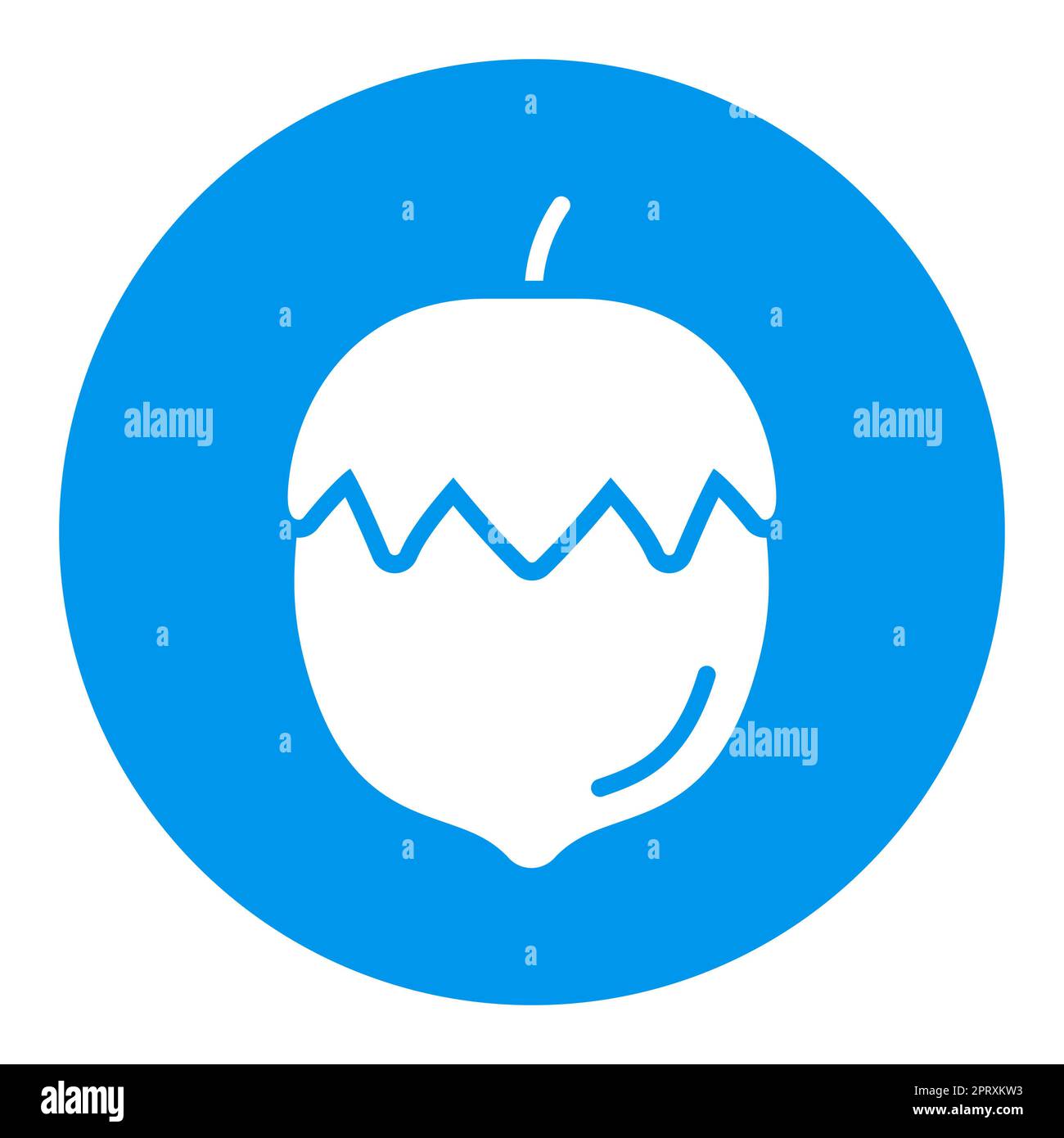 Hazelnut vector glyph icon. Graph symbol for food and drinks web site ...