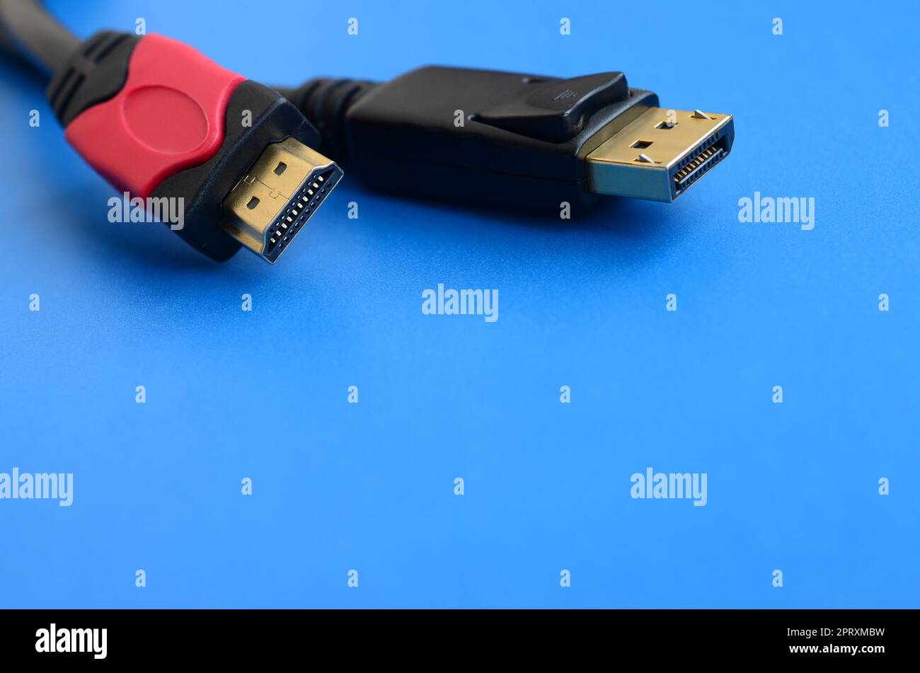 Audio video HDMI computer cable plug and 20-pin male DisplayPort gold ...