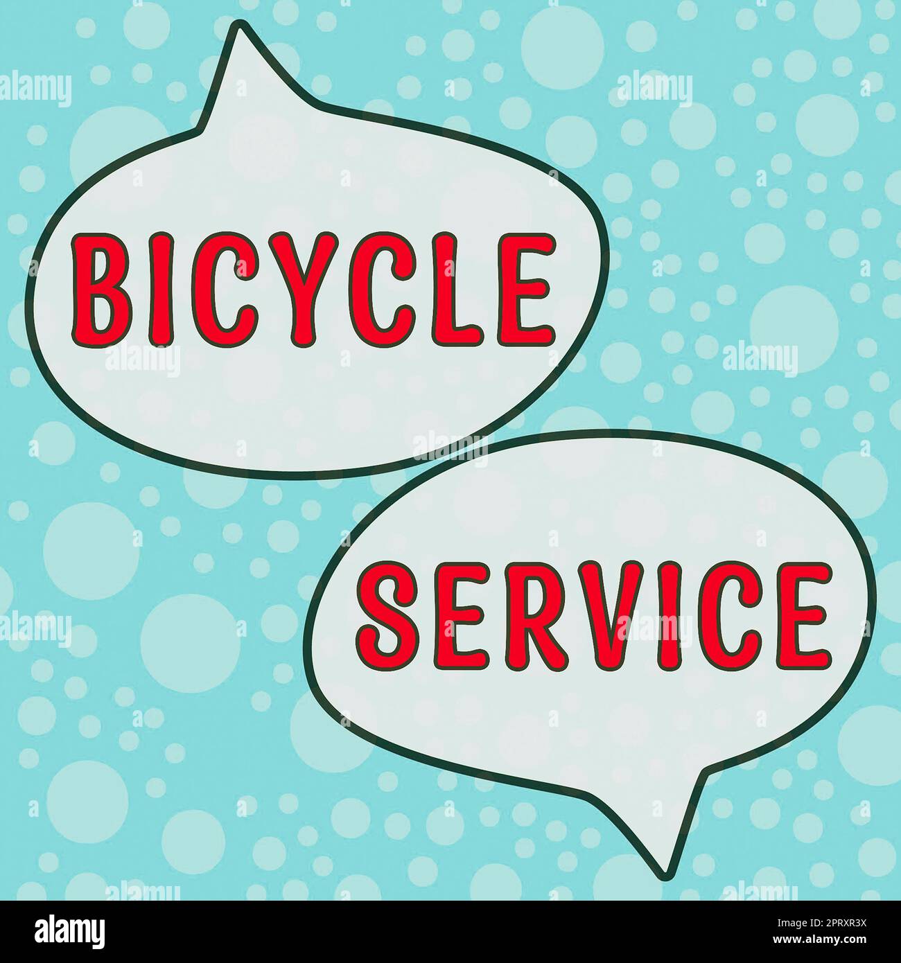 Hand writing sign Bicycle Service, Business idea offering services like ...