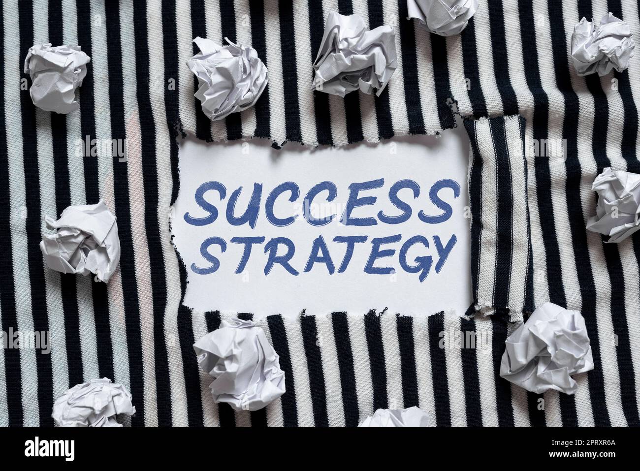 Hand writing sign Success Strategy, Business showcase provides guidance ...