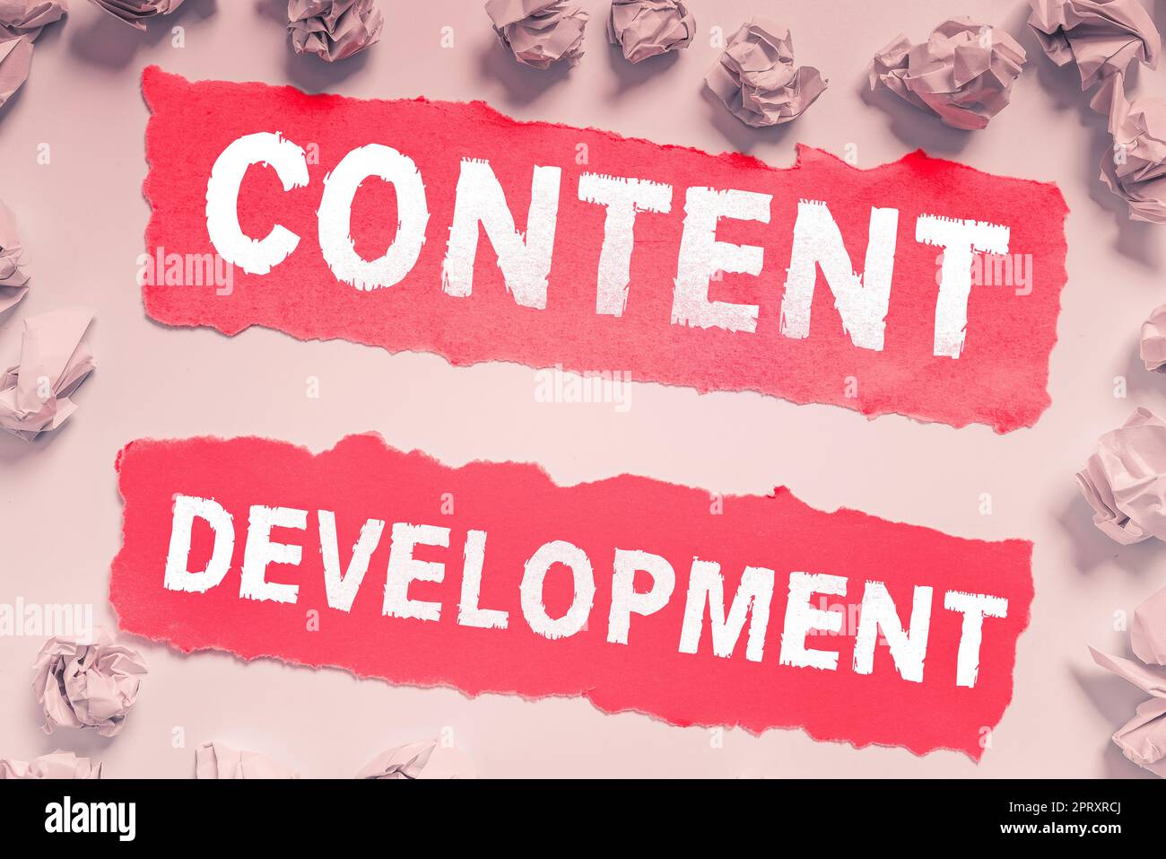 Writing displaying text Content Development, Conceptual photo ...