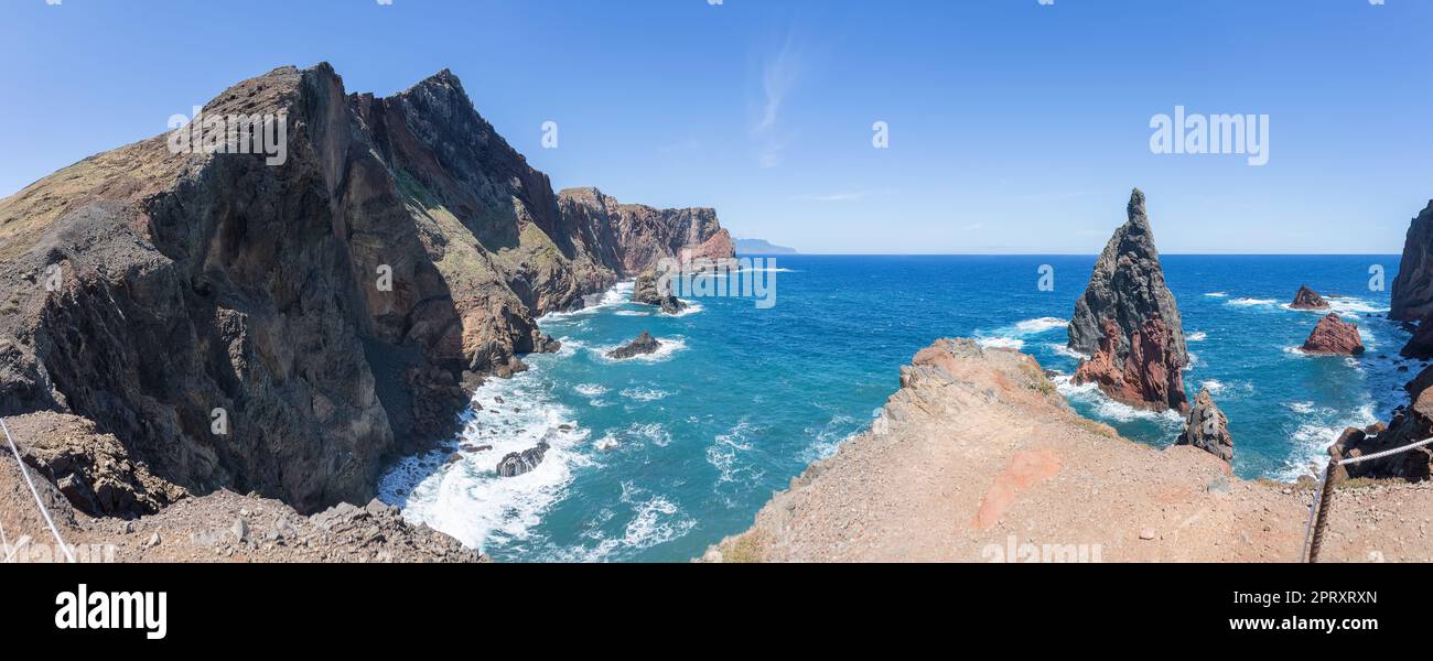 Madeira Island Portugal - 04 19 2023: Amazing panoramic view at the ...