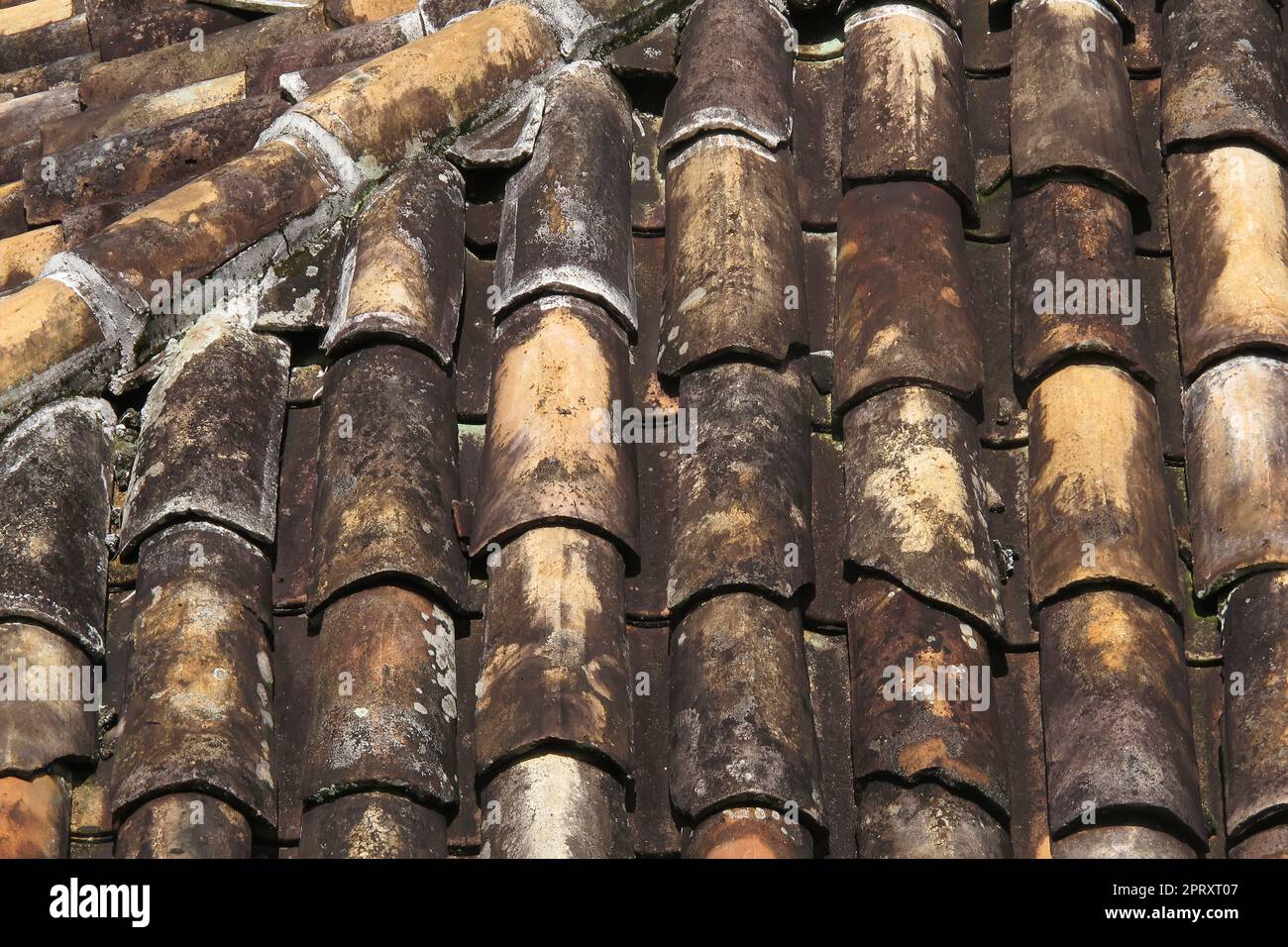 old roof detail from the colonial period Stock Photo - Alamy