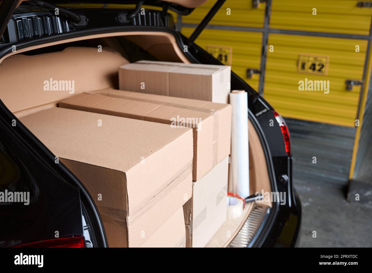 Cardboard boxes kept in hi-res stock photography and images - Alamy
