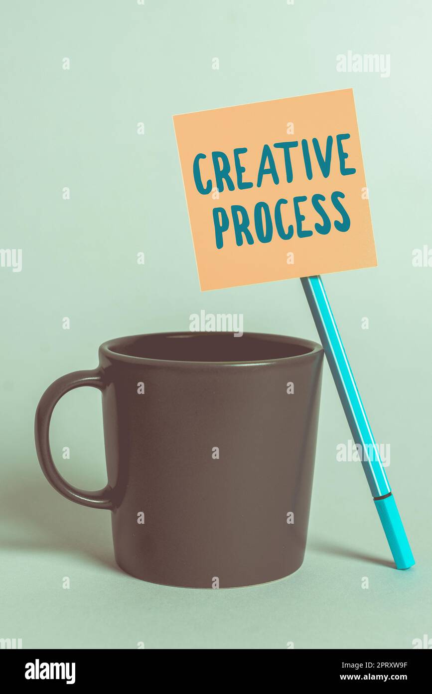 Inspiration showing sign Creative Process, Business showcase connecting ...