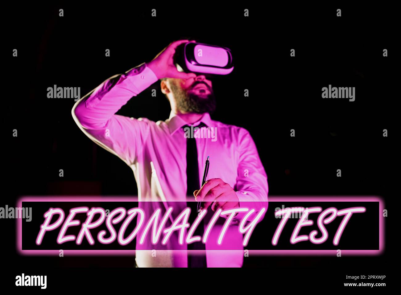 Inspiration showing sign Personality Test, Word for A method of ...