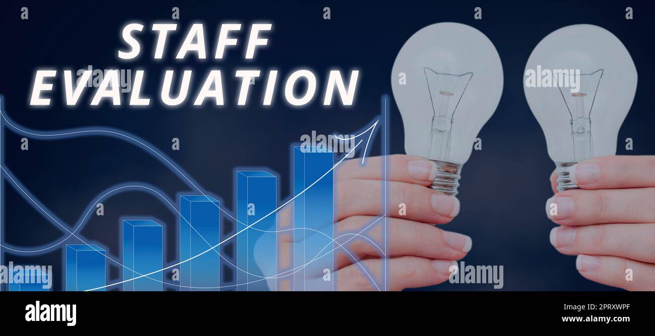 Text Caption Presenting Staff Evaluation Concept Meaning Assessment And Review Of A Worker S Is