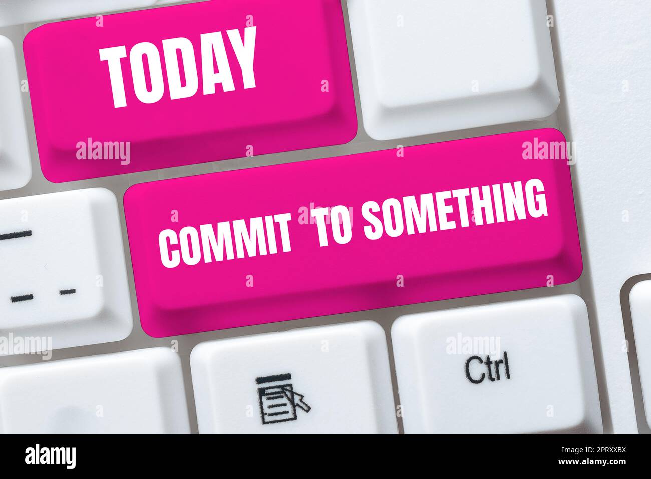 Hand writing sign Commit To Something, Business showcase Consultancy ...