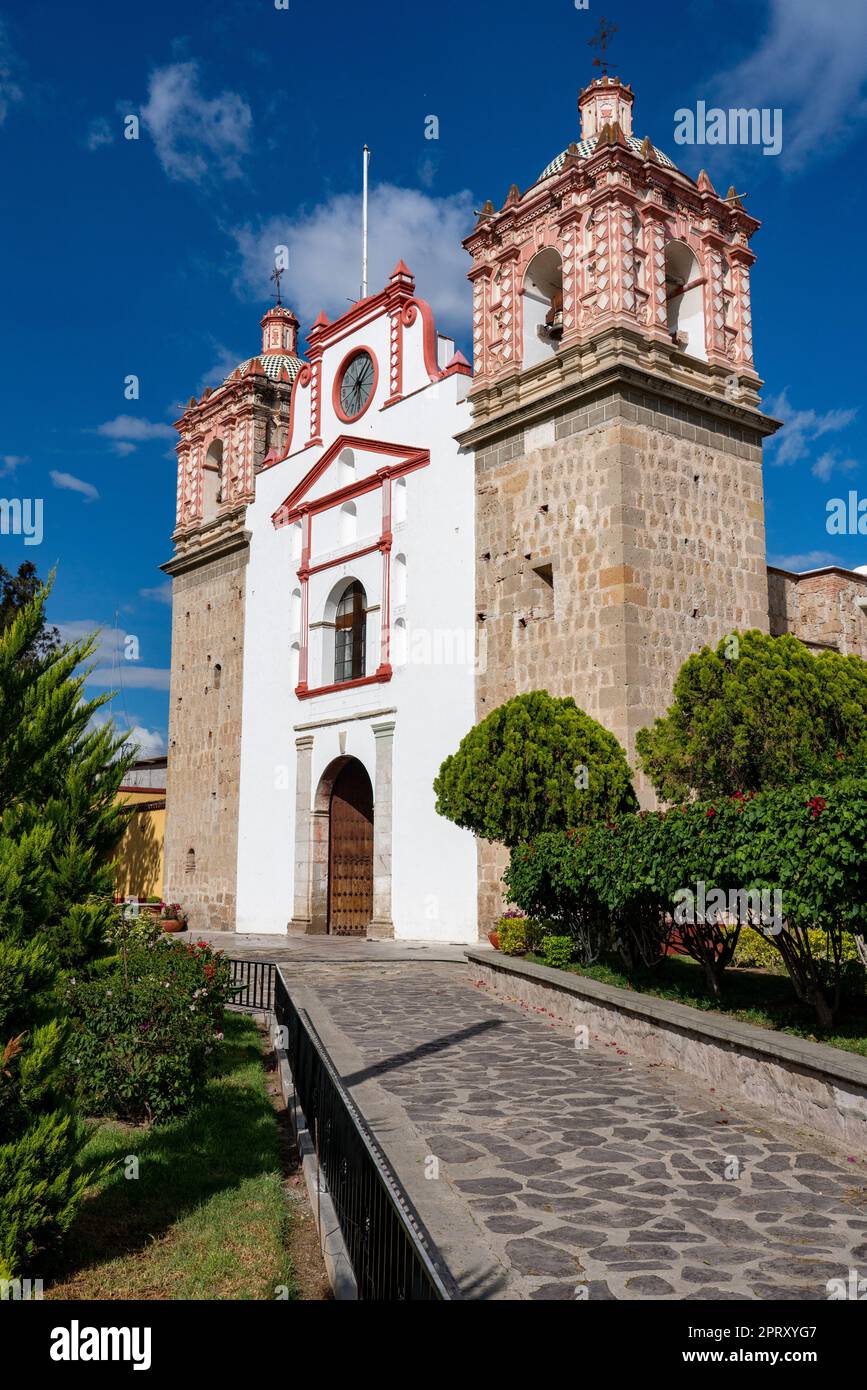 Facade of the 16th century Church of Our Lady of the Assumption in ...
