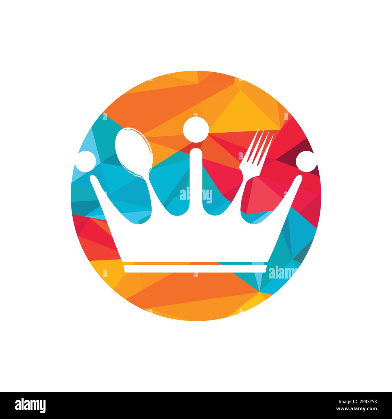 Food kingdom vector logo design. Royal food logo concept Stock Vector ...