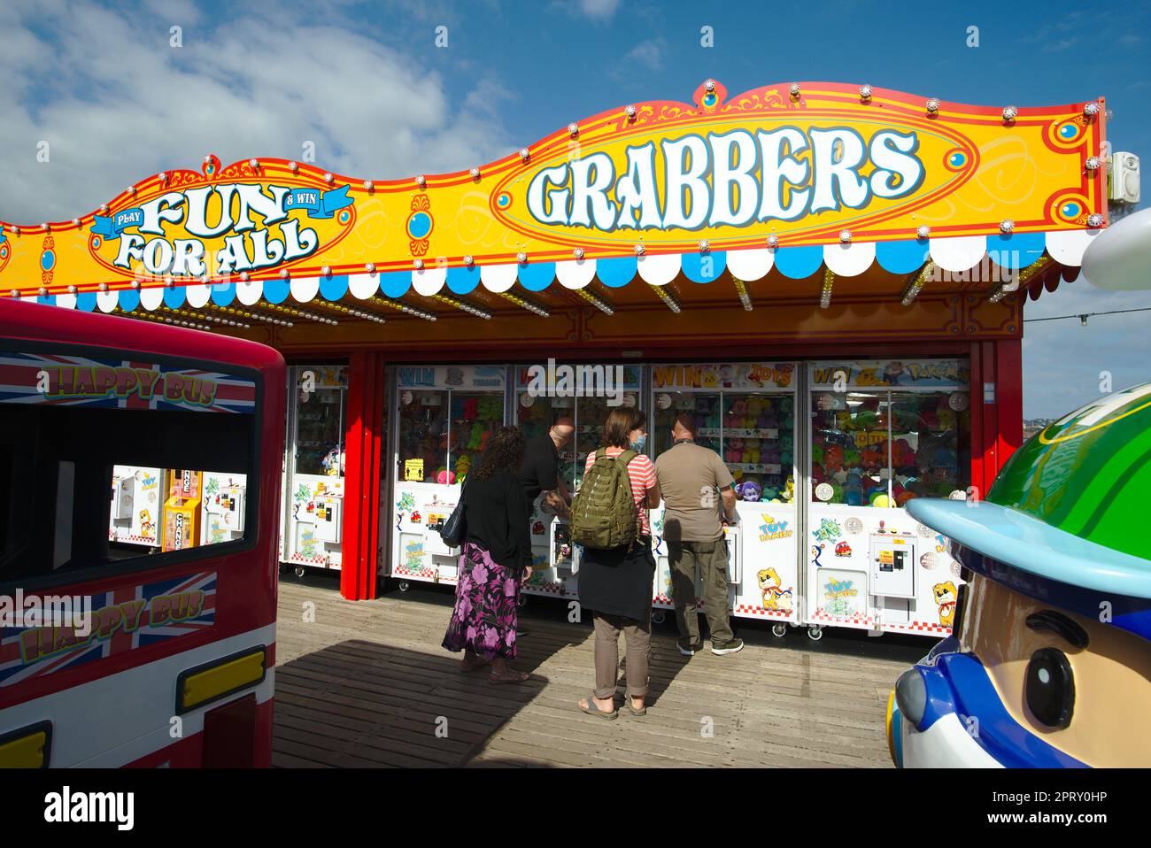 Amusements on the Pier, Paignton, Devon, UK Stock Photo - Alamy