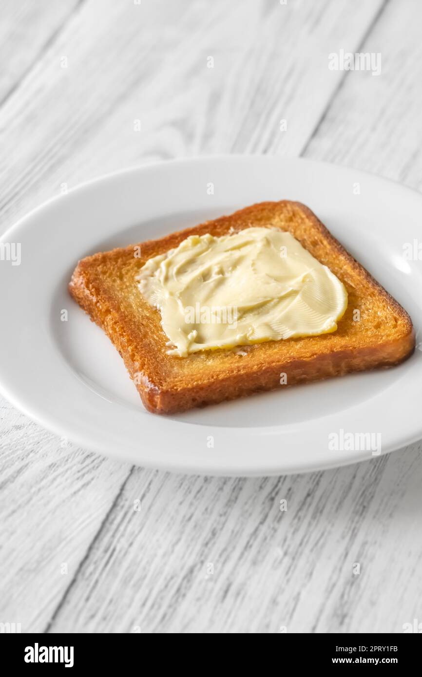 Melted butter on toast hi-res stock photography and images - Alamy