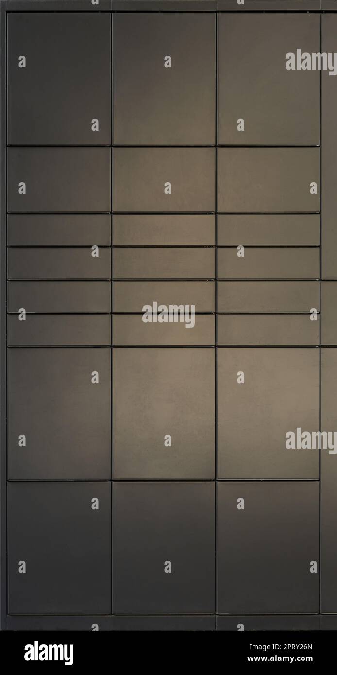 Facade Metal Cladding Texture. Modern Building Exterior Stock Photo - Alamy