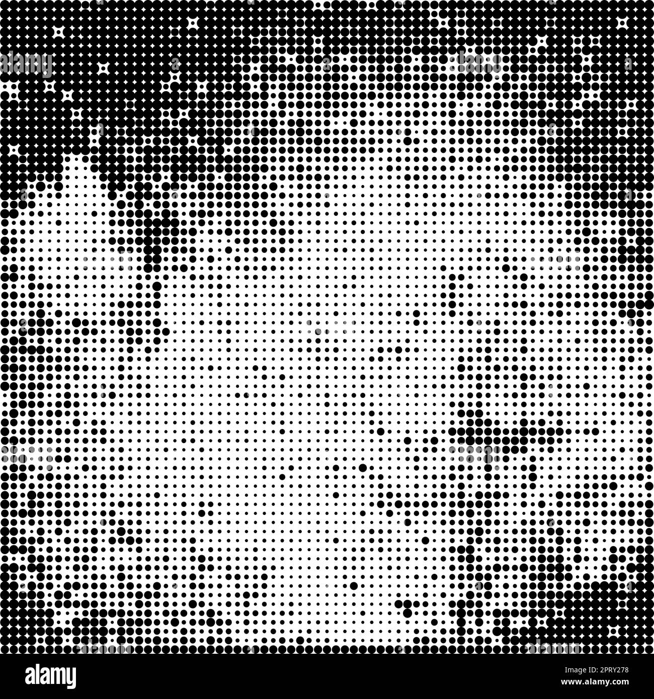 Halftone Pattern. Set of Dots. Dotted Texture on White Background ...