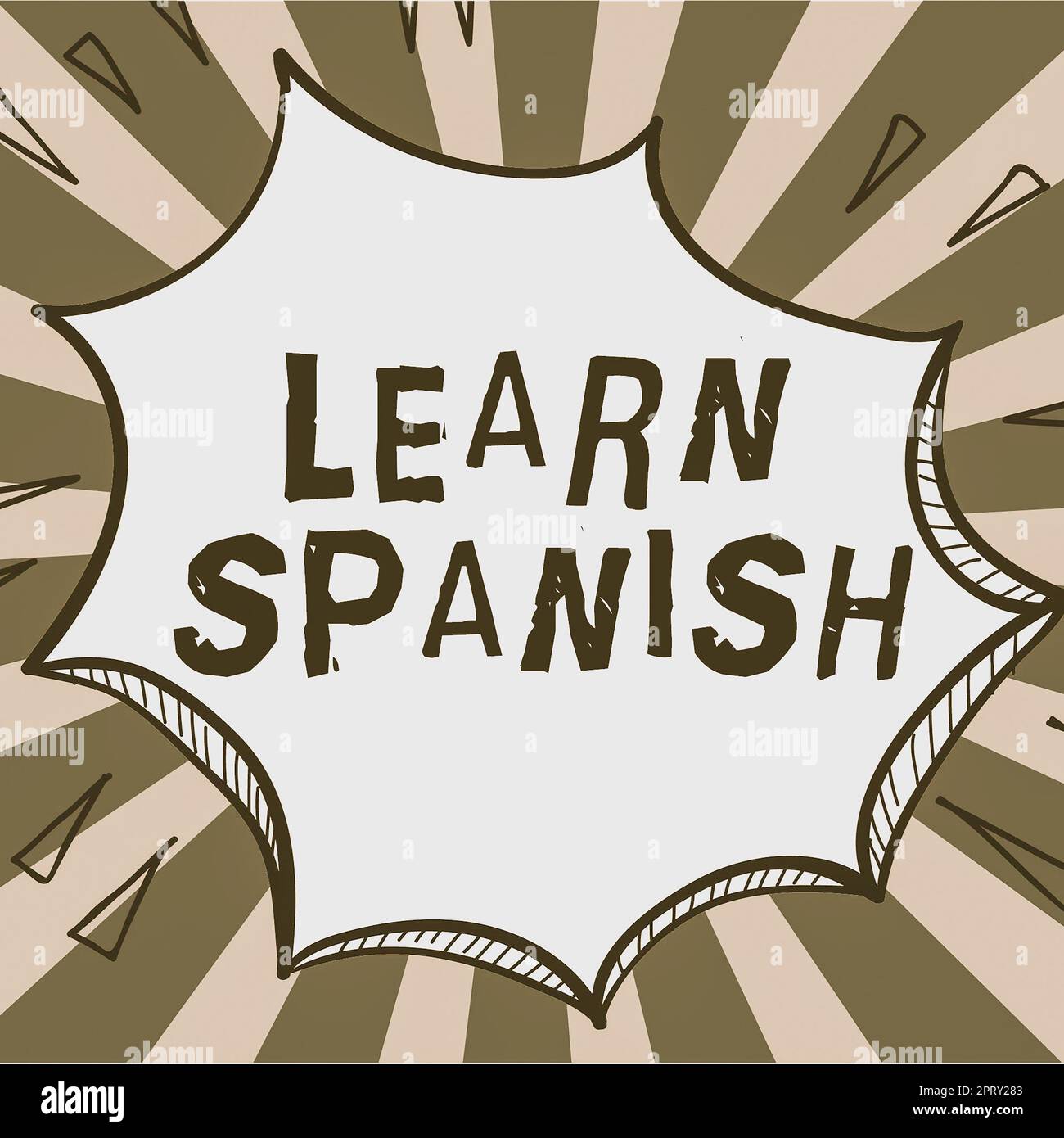 Sign displaying Learn Spanish, Business idea to train writing and ...