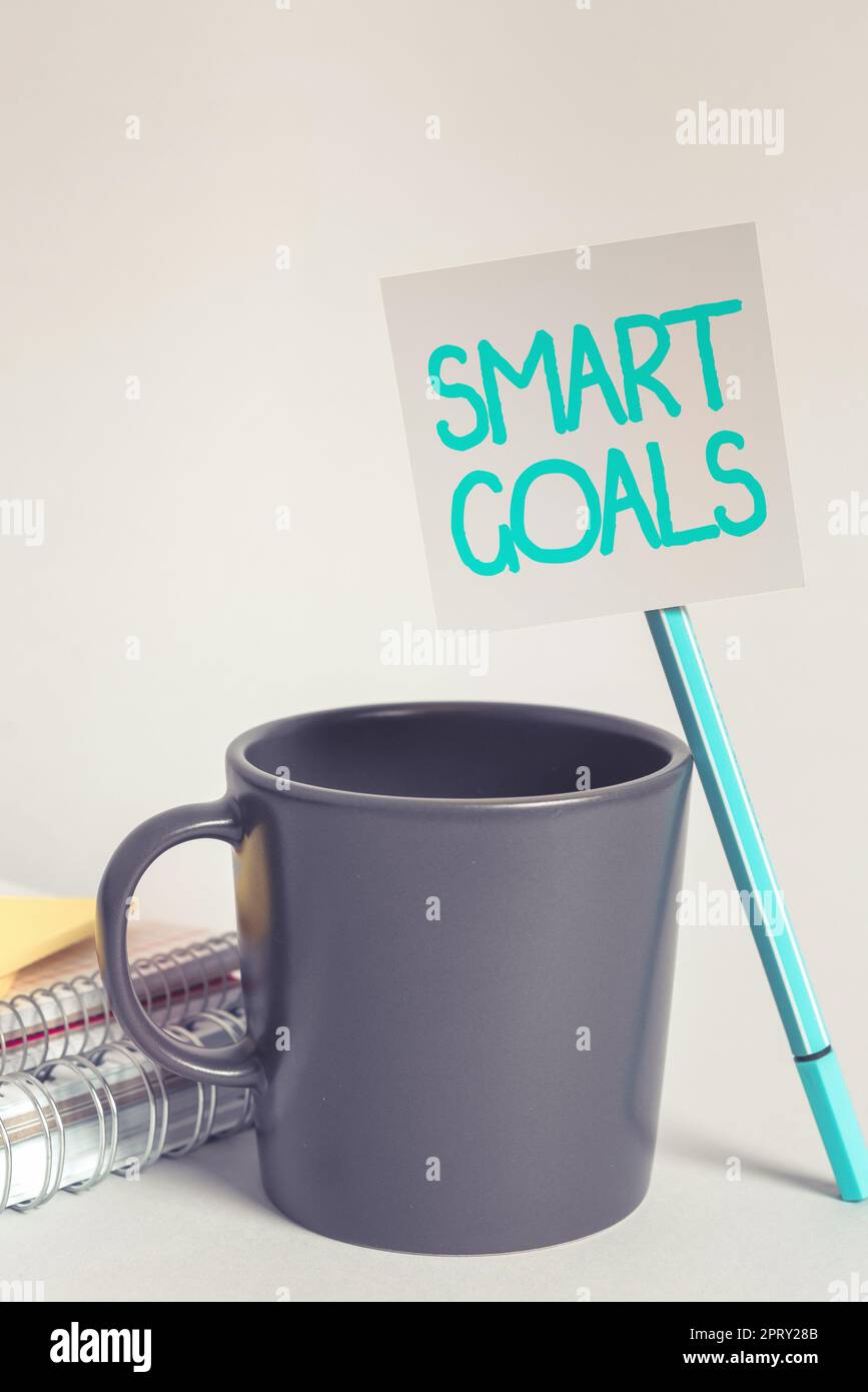 Inspiration showing sign Smart Goals, Business showcase mnemonic used ...