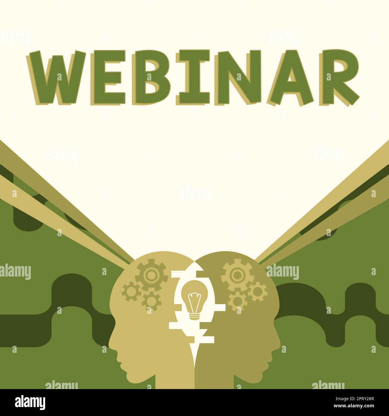 Sign displaying Webinar, Word Written on engaging online event where a ...