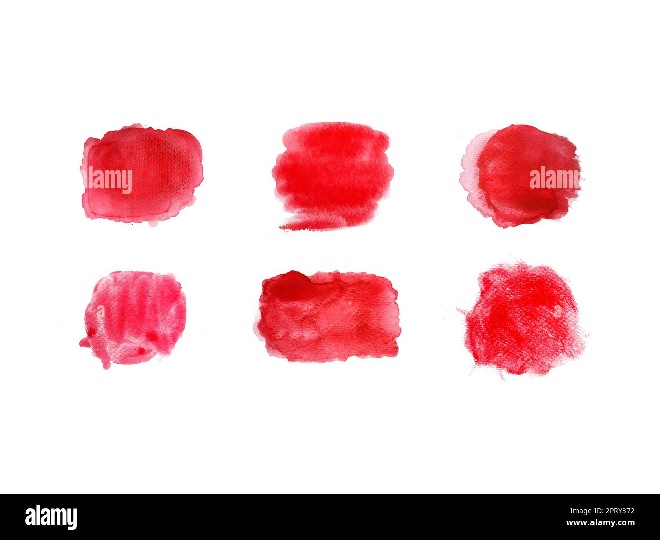 Abstract watercolor hand paint texture, isolated on white background ...