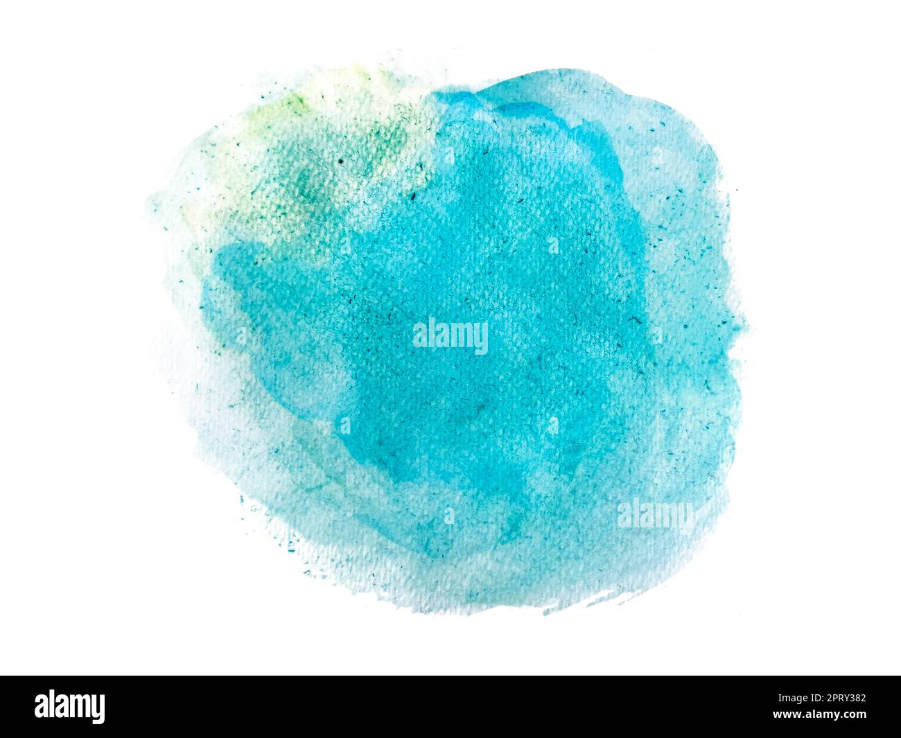 Abstract watercolor hand paint texture, isolated on white background ...