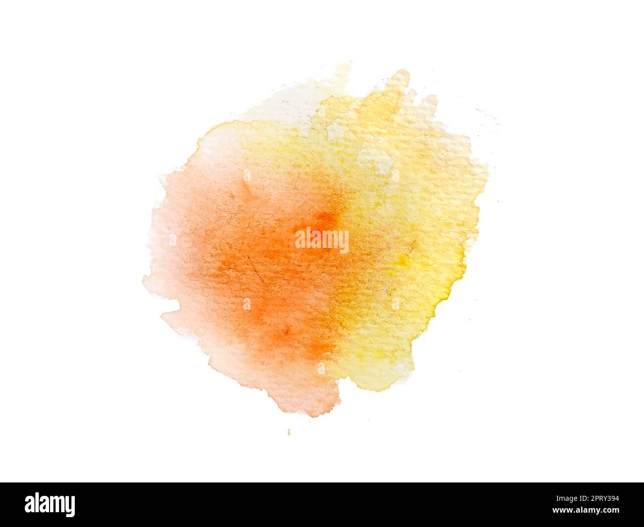 Abstract watercolor hand paint texture, isolated on white background ...