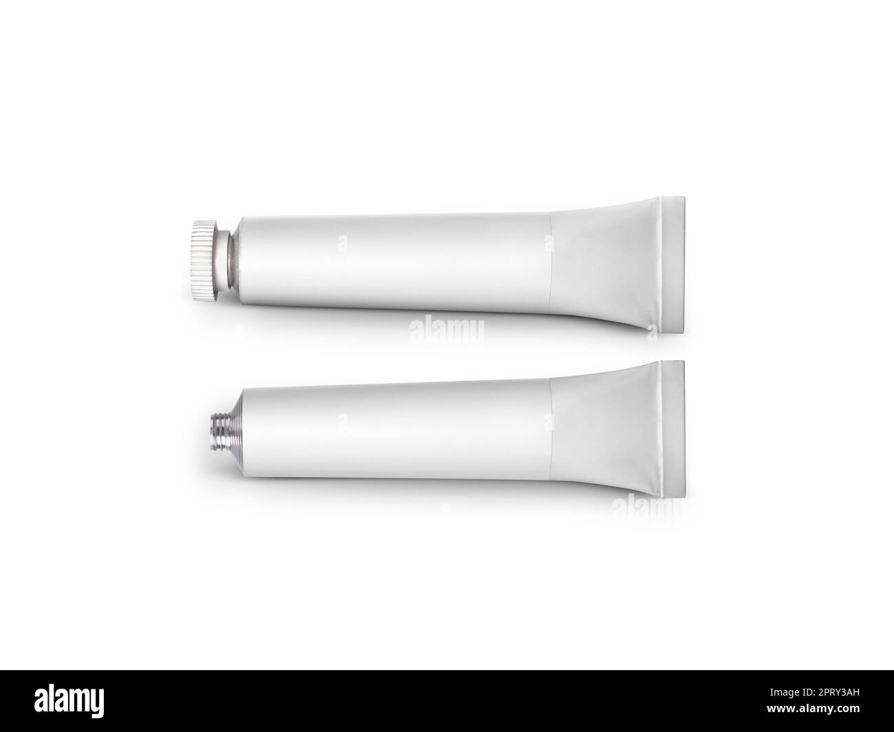 color tube on a white background Stock Photo - Alamy